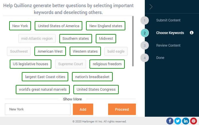 Quillionz - World's First AI-Powered Question Generator